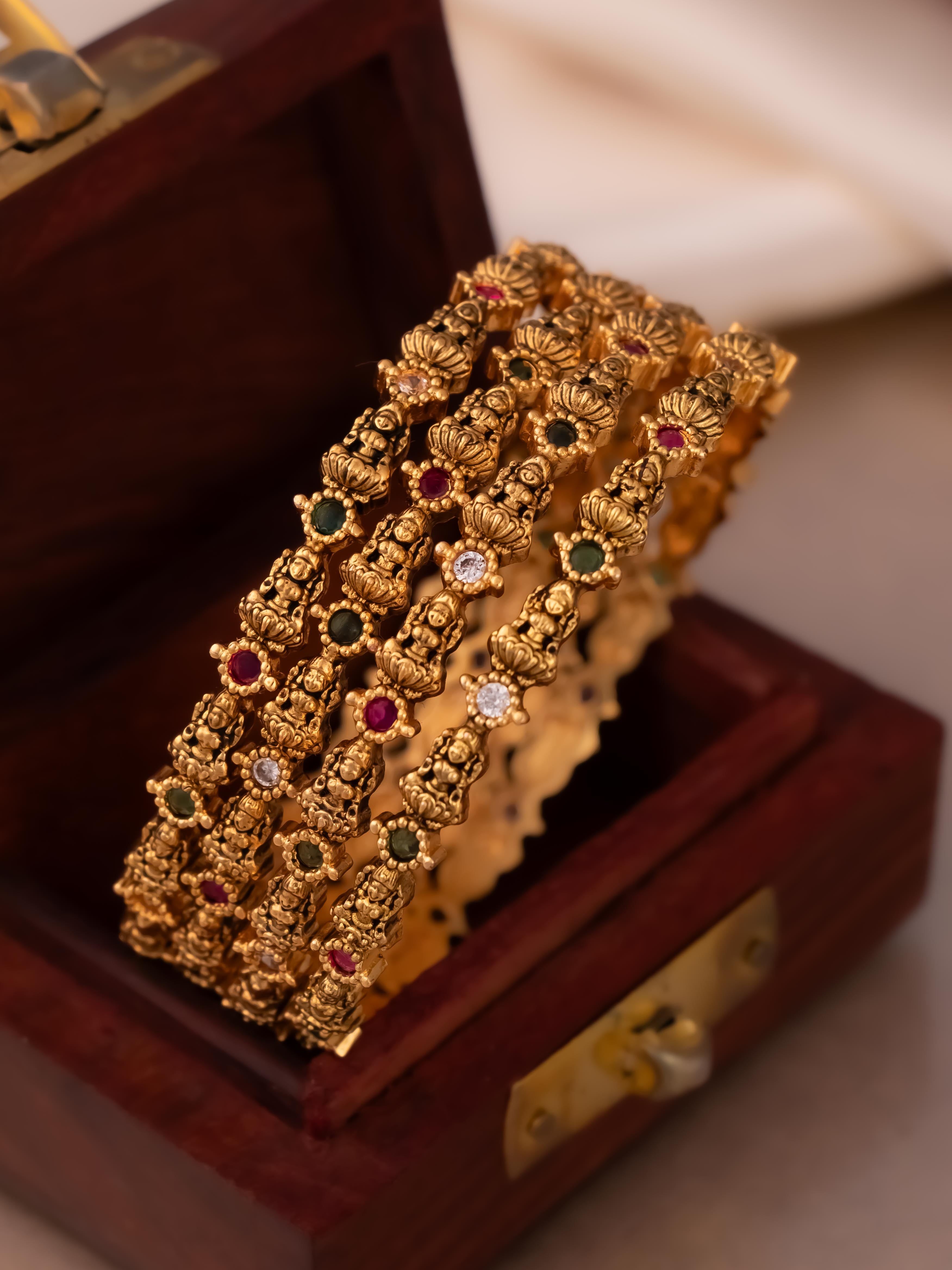Gamya Traditional Lakshmi Bangles - Imperial Tara